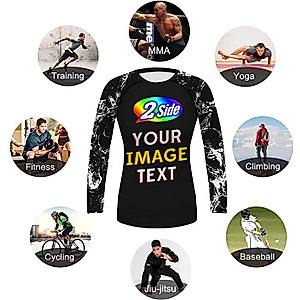 O2TEE Women's Make Your OWN Vibrant Creative Print Party T-Shirt Fitness Workout Graphic Holiday Tops, Black,M