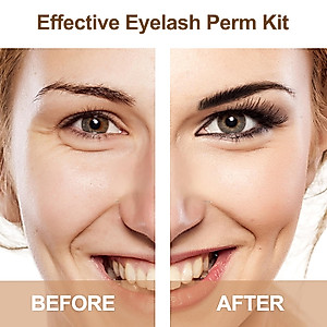 LENAJO Lash Lift kit and Black kit, Eyelash and Eyebrow Perm kit, Brow Lamination Kit, Mascara, Professional Semi-Permanent Curling Eyelash Perm Kit, Instant Lifting & Black Coloring, Salon & Home Use