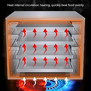 ANSNAL Roll Steamer Rice Noodle Rolls Machine, 53x53x43cm Stainless Steel Chinese Changfen Steamer, 4-Layer Cantonese Household Cuisine Cookware