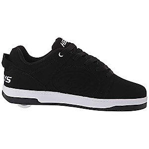 Heelys Men's Voyager Tennis Shoe, Balck/White, 11 M US