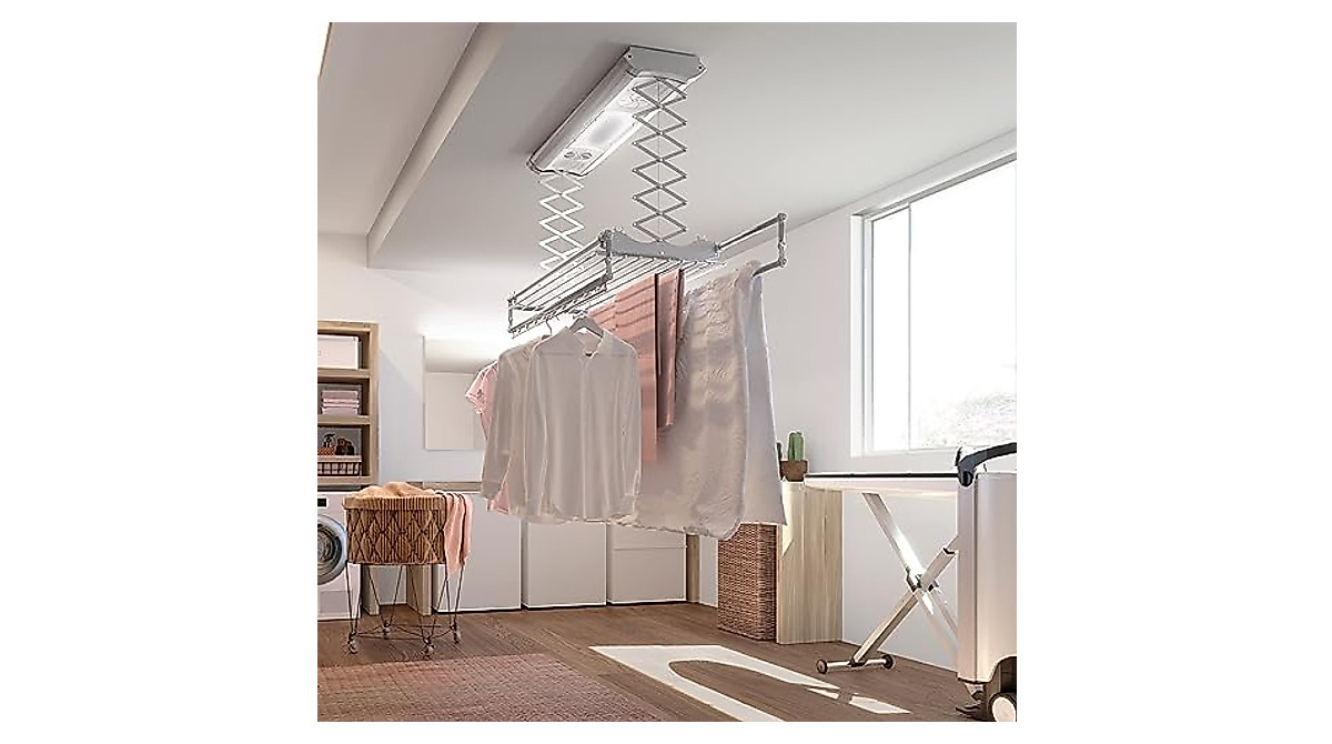 foxydry Air Wall and Ceiling Clothesline - Save Space!
