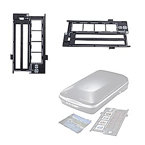 Poweka 1423040 1403903 1401444 35mm Film Holder Slide Negative Holder & Cover Film Guide Photo Holder Compatible with Ep-Son Perfection V500 V550 V600 4490 4990 2450 3170 3200 4180 X750 X770 X820