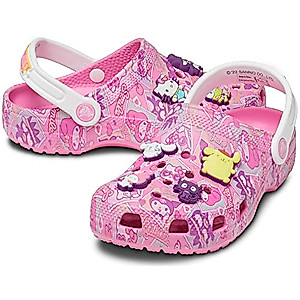 Crocs Unisex Classic Hello Kitty Clog, Pink, Numeric_8 US Men