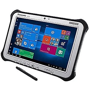 Toughbook Panasonic Toughpad G1, FZ-G1, MK5, Intel Core i5-7300U 2.60GHz, 10.1 Gloved Multi Touch + digitizer, 8GB, 256GB, LAN Port, 4G LTE,Webcam,WiFi, Bluetooth, Windows 10 Pro (Renewed)