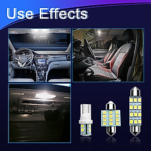 NTNEV Interior Car Lights, Car Led Bulb, LED Interior Replacement Bulbs of 24 Sets for Interior Map Dome Lights and License Plate Courtesy Lights