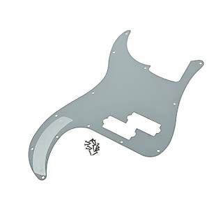 KAISH 13 Hole P Bass Style Pickguard PB Scratch Plate Bass Pickguard for USA/Mexico Precision P Bass Vintage Tortoise