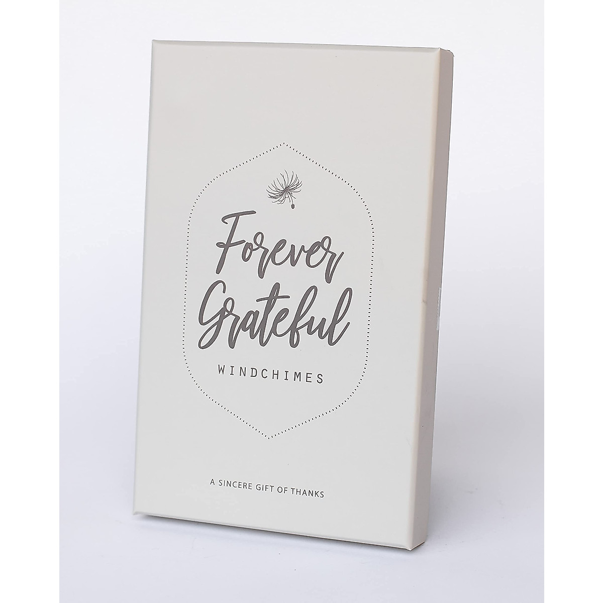 Forever Grateful Wind Chime with Engraved Thank You Message - Unique Gift of Gratitude/Appreciation Gift/Thank You Gift for Special Friend/Family/Coworkers/Teachers/Mentor