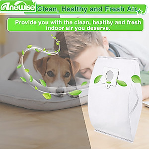 Anewise Q/C 53292 Canister Vacuum Bags for Kenmore 600 Series 81214 81614 400 Series 81414 200 Series 81214 BC4002 Bagged Canister Vacuum Cleaner, 10 Pack