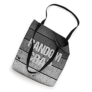 Funny Vintage Retro Shades Grey Stripe Random Crap Tote Bag