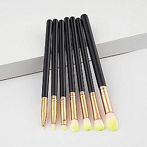 Long Hair Comb Sets Cosmetic Eyeshadow Tools Makeup Eyebrow Brush 7Pcs Kits Brush Brush Star Makeup