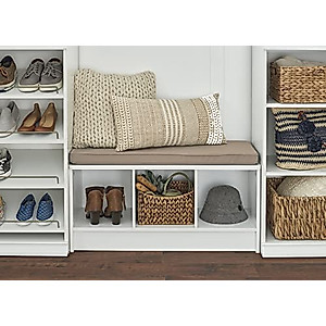 ClosetMaid 1569 Cubeicals 3-Cube Storage Bench, White