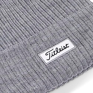 Titleist Men's Standard Cuff Knit Hat, Heather Gray, One Size