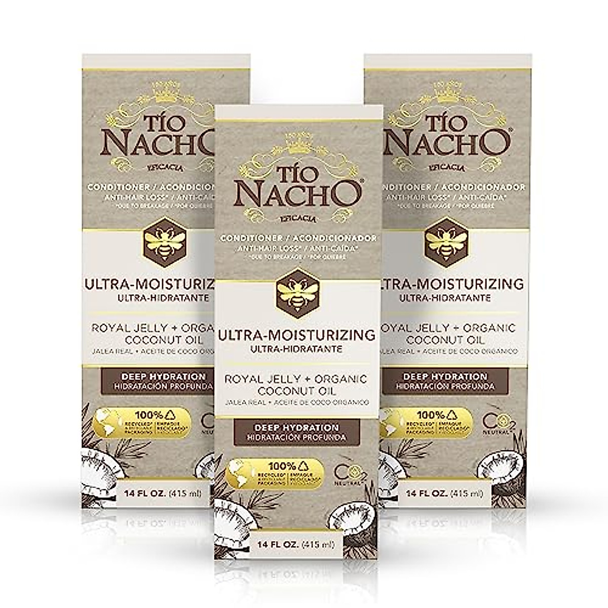 Tio Nacho Coconut Oil Conditioner Value Pack (Pack of 3)
