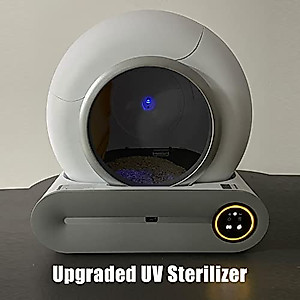 Automatic Cat Litter Box Self-Cleaning - App Control Odor Removal Cat Litter Box for Large Multiple Cats Indoors, CA030