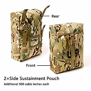 MT Military MOLLE 2 Large Rucksack with Frame, Army Tactical Backpack, Multicam