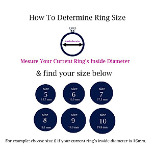 SzjinAo Women Sterling Silver 6ct Round Mystic Fire Rainbow Topaz Stone Vintage Design Engagement Jewelry Valentine's Day New Year Ring (7-)