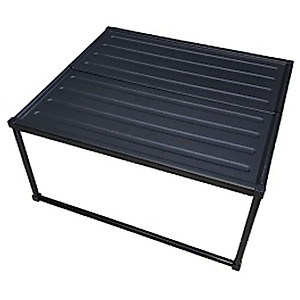 Red Suricata Camping & Beach Table - Folding Portable Lightweight Metal Picnic Table for Outdoors, Camp, Hiking & Trekking (Medium)