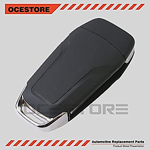 OCESTORE N5F-A08TAA Car Key Fob Keyless Control Entry Remote N5F-A08TAA 3 Button Vehicles Replacement Compatible with F150 Explorer Escape 164-R8130
