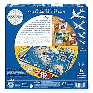Funko Games Pan Am Board Game, Strategy Board Game, 2-4 Players 6 and Up