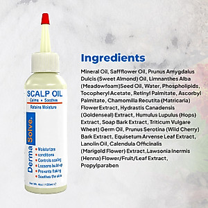 Dermasolve Psoriasis & Dandruff Oil, Dermatologist Approved for Flaky Scalp Relief