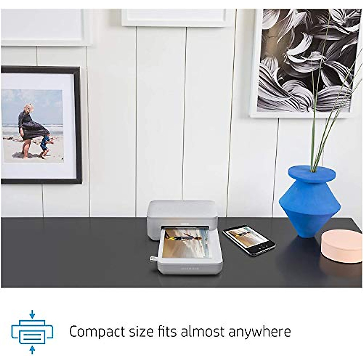 HP Sprocket Studio Photo Printer – Personalize & Print, Water- Resistant 4x6" Pictures (3MP72A)