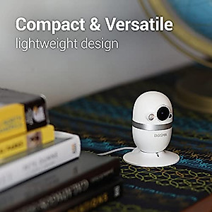 Bosma CapsuleCam Pro Baby Monitor, Indoor Security Camera with Phone app, 1080p HD WiFi Camera with 2 Way Audio, 162° Super Wide Angle, Color Night Vision, Motion & Sound Detection, Free Local Storage