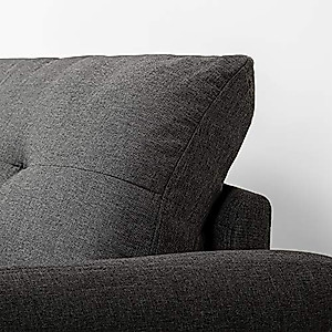 ZINUS Ricardo Sofa Couch / Tufted Cushions / Easy, Tool-Free Assembly, Dark Grey