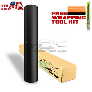 Free Tool Kit Satin Chrome Black Car Vinyl Wrap Sticker Decal Sheet with Air Release Bubble Free Self Adhesive Peel and Stick - 12"X60" (1FT X 5FT)