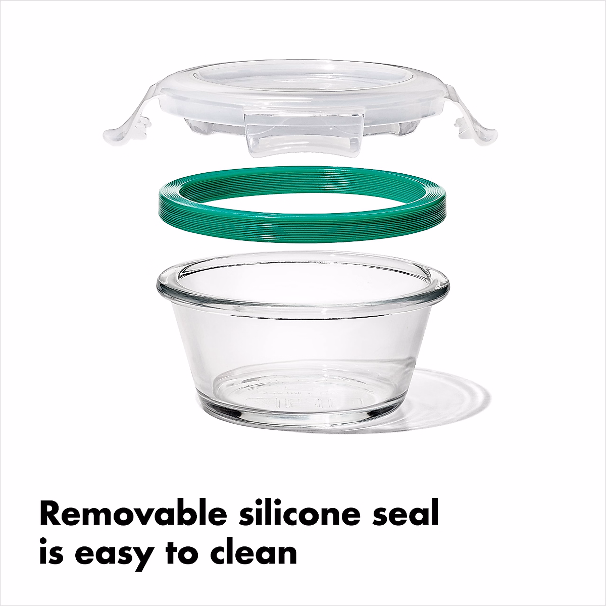 OXO Good Grips 8 Piece Prep, Serve and Store Smart Seal Glass Food Storage Set