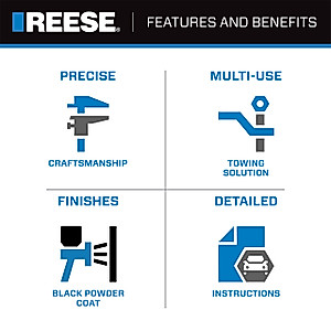 Reese The Goose® Fifth Wheel Gooseneck Hitch (Requires Rails & Installation Kit #30035)