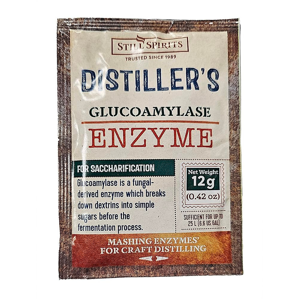 2x Still Spirits Distillers Glucoamylase Enzyme 12g for 25L Gluco-Amylase