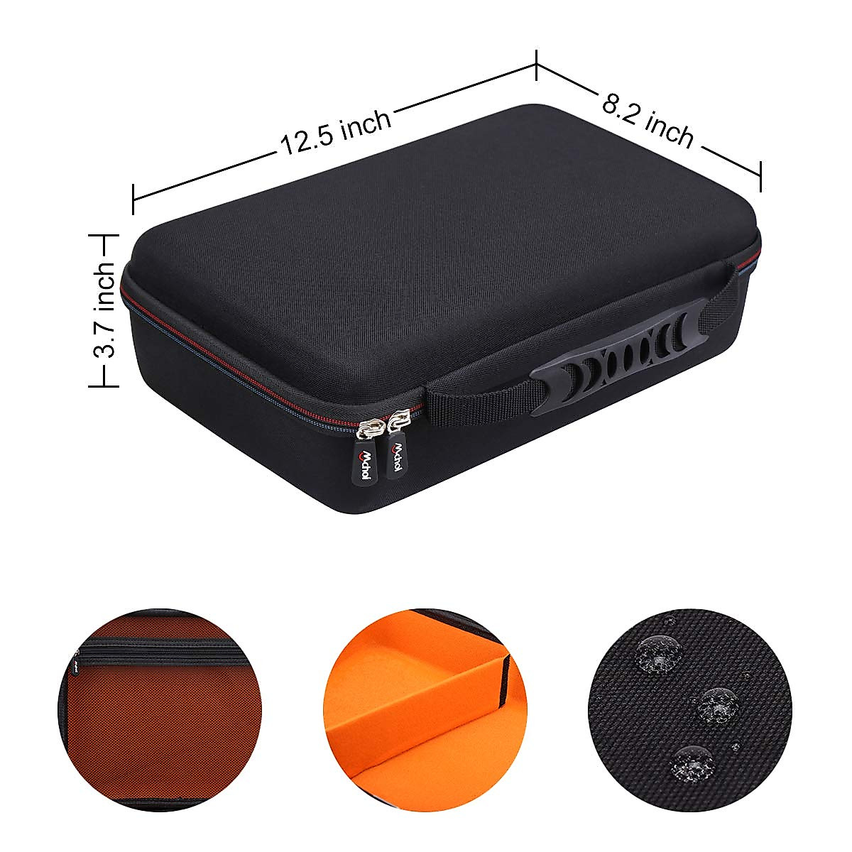 Mchoi Hard Portable Case for Brother P-Touch Label Maker PTD600 /D610BT Connected Label Maker, Case Only