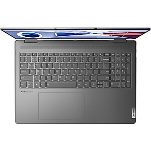 Lenovo Yoga 7i 7 16'' FHD+ 2-in-1 Touchscreen (Intel 13th Gen 10-Core i7-1355U, 16GB LPDDR5 RAM, 512GB SSD, Active Stylus) Laptop, 12.5-Hr Battery Life, Backlit, FP, 1080p Webcam, Storm Grey