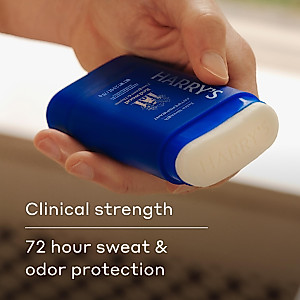 Harry's Extra-Strength Antiperspirant Deodorant, Sweat & Odor Control Antiperspirant for Men, Redwood, 2.5 oz Pack of 3