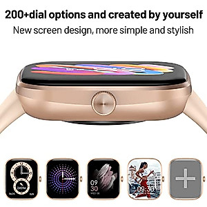 AZTTKIA Smart Watch, Fitness Tracker with 24/7 Blood Pressure and Heart Rate Monitors, Fitness Watch with IP68 Waterproof, 1.7" HD Large Screen Smartwatch Compatible with iOS Android