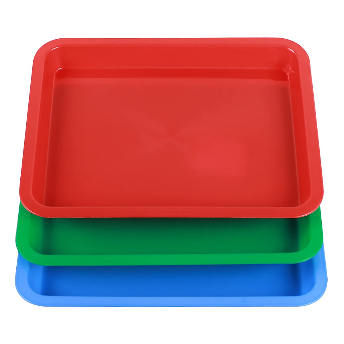 Set of 3 Darkroom Print Film Photo Paper Developing Trays for Cyanotype Developing Fixing 8x10