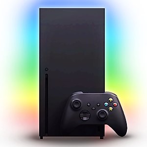 LightBox RGB Led Strip for Xbox Series X/S/One Console, PS5. 12 Colors 366 Effects, Decoration Accessories Waterproof Flexible Tape Light Strip Kit for Xbox Series X & S with Mini Dream-Color Controller