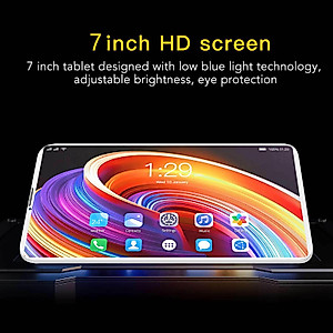 CUIFATI 7 Inch LCD Tablet, 2GB RAM 32GB ROM 10 Tablet, 3G WiFi Kid Learning Tablet with Dual SIMDual Speaker, MT6592 Octa Core CPU for DrawingWriting (US Plug)