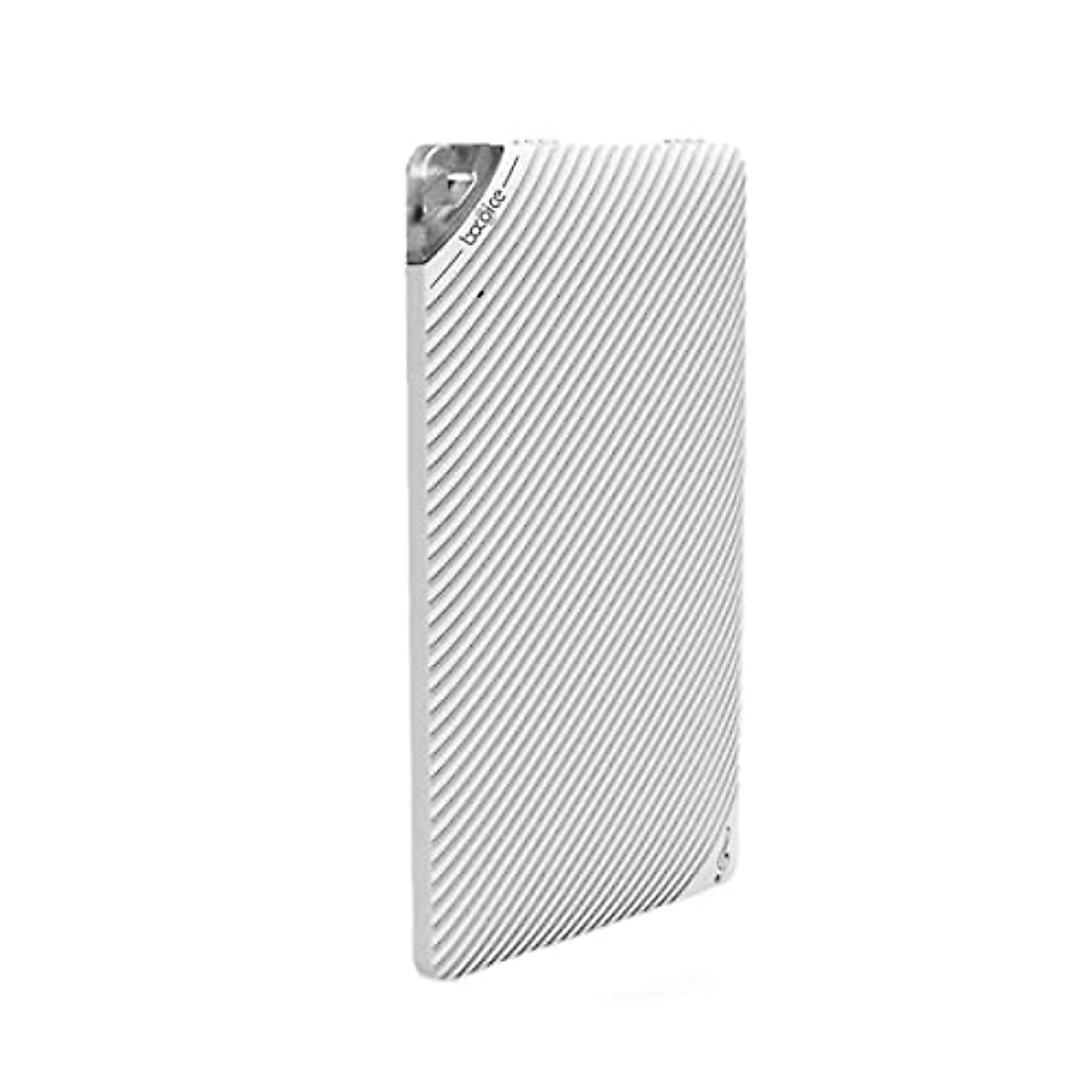 Bone Conduction Speaker Super Thin Small Bluetooth Speakers Portable Card-Thin Stereo Sound Creative Thinnest Speakers Small Thin Sound Box (White)