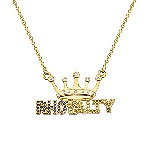 CENWA Sigma Gamma Rho Sorority Gold Rhoyalty Zircon Necklace 1922 Sorority Paraphernalia Gift Greek Sorority Gift For Soror Sister (Rhoyalty Necklace)