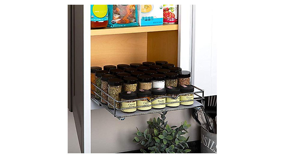 Heavy Duty Pull-Out Spice Rack Organizer for Cabinet