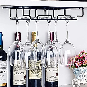 Wine Glass Shelf, Upside-down Home Goblet Iron Art Shelf, Wine Glass Hanging Storage Rack