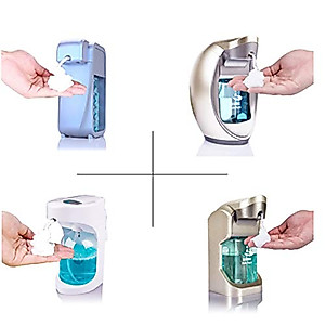 TGRTY Soap Dispenser Liquid Dispenser Smart Foam Liquid Distributor Automatic Foam Dispenser Induction Washing Foam Dispenser Bottle Lotion Dispenser (Color : Yellow)