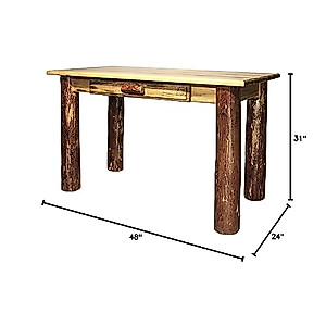 Montana Woodworks MWGCDLW Glacier Country Collection Desk, Laptop/Writing Glacier Country