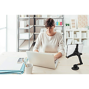 Mount-It! Universal Tablet Wall Mount for iPad | Kitchen Tablet Wall Mount | Tablet Stand for iPad, Galaxy Tab, Fire & 8.9-10.4 Inch Tablets (MI-1401)