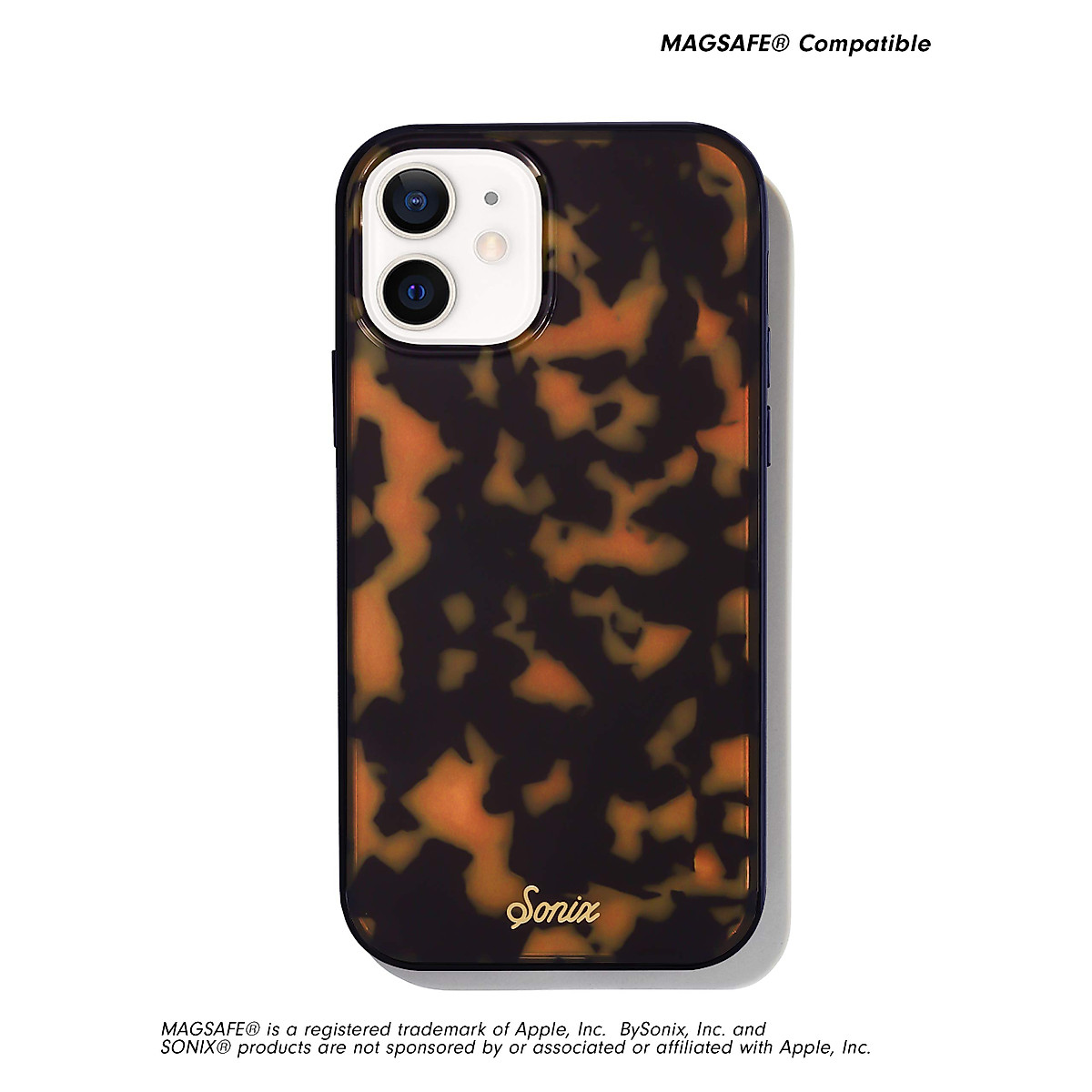 Sonix Brown Tort Case for iPhone 12 Mini with Built in Self-Aligning Compatibility with MagSafe® Charging [10ft Drop Tested] Protective Tortoise Shell Leopard Case for Apple iPhone 12 Mini
