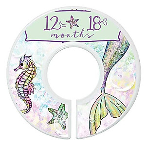 Mumsy Goose Nursery Closet Dividers Closet Organizers Baby Girl Clothes Dividers Mermaid
