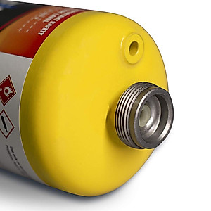 Pack of 2, 14.1 oz BLUEFIRE Modern MAPP Gas Cylinder, 99.9% High Purity Propylene Equal To MAP-PRO, Hotter than Propane! Variation of Quantity Bundles Available (2)