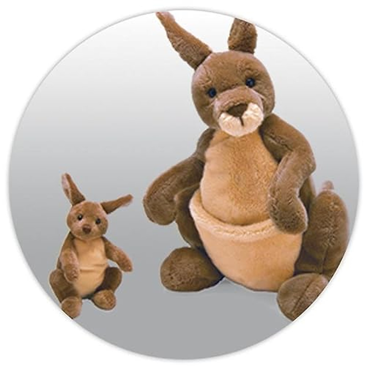 GUND Jirra Kangaroo with Removable Joey Plush, Stuffed Animal for Ages 1 and Up, Brown, 10”