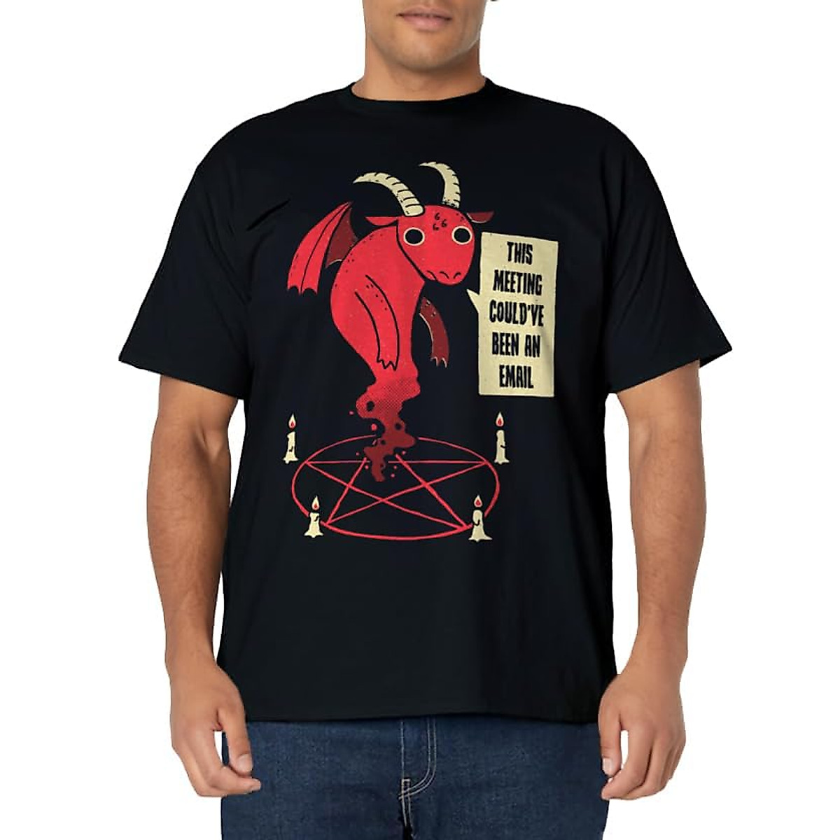This Meeting Could've Been An Email Demon T-Shirt